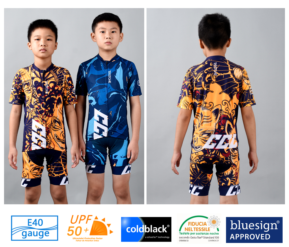 custom design cycling jersey kids set - Guangzhou Tarstone Sport and ...